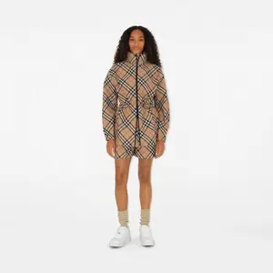 Burberry Check Jacket - Sand