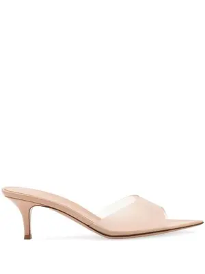 Gianvito Rossi Kitten Heel Mules Clogs For Women