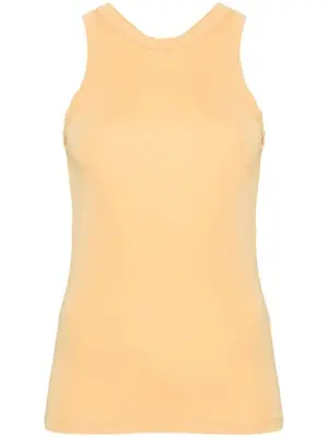 TOTEME Sleeveless Crepe Tank Top - Yellow