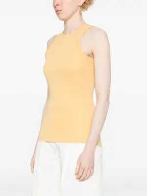 TOTEME Sleeveless Crepe Tank Top - Yellow