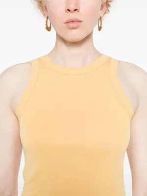 TOTEME Sleeveless Crepe Tank Top - Yellow