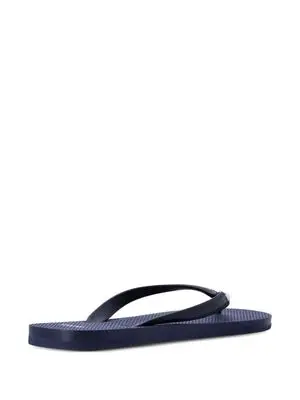 BOSS Italian-made Flip Flops With Contrast Logo Detail