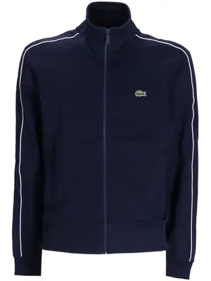 Lacoste Logo-appliqué Side-stripe Sweatshirt