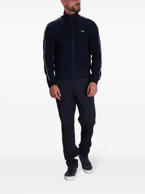 Lacoste Logo-appliqué Side-stripe Sweatshirt
