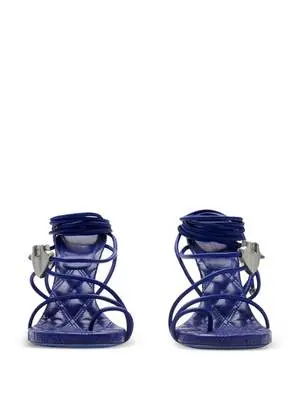 Burberry Ivy Shield Strappy Sandals