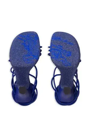Burberry Ivy Shield Strappy Sandals