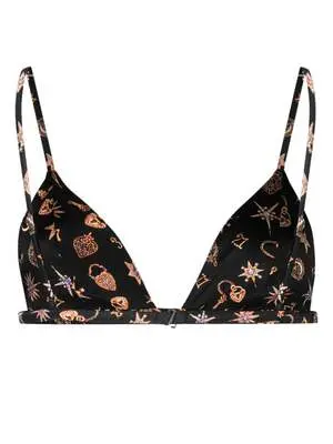 Fleur Du Mal Luxe Triangle Bra