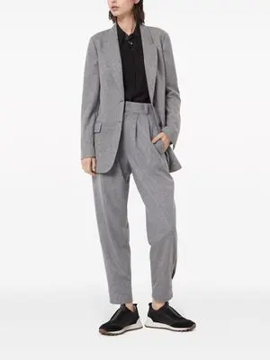 Brunello Cucinelli Monili-bead Embellished Silk Shirt - Black