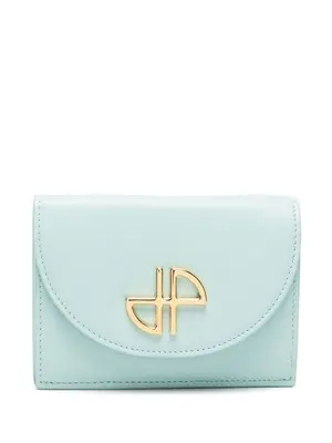 Patou Jp Leather Wallet - Blue