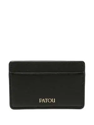 PATOU Jp Leather Cardholder - Black