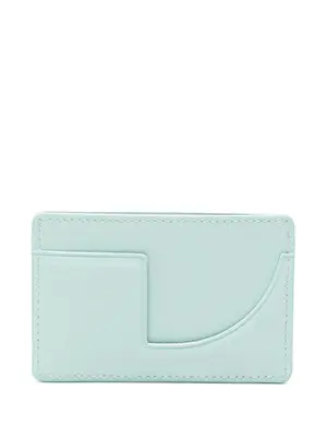 Patou Jp Leather Cardholder - Blue