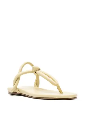 Fabiana Filippi Padded Thong-strap Sandals - Yellow
