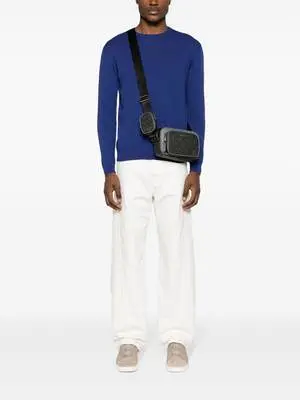 Michael Kors Monogram Leather Camera Bag