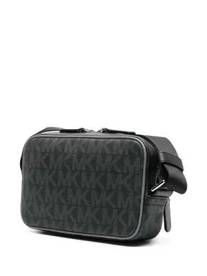 Michael Kors Monogram Leather Camera Bag