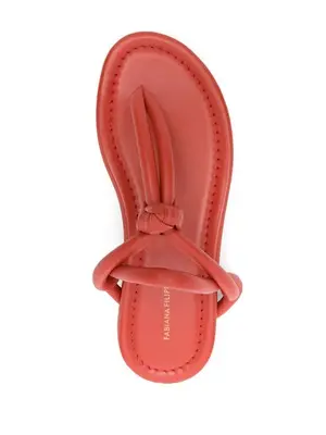 Fabiana Filippi Thong-strap Sandals - Red
