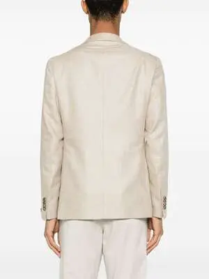 Tagliatore Single-breasted Silk Blazer