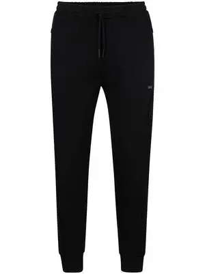 BOSS Logo-print Tapered Track Pants - Black