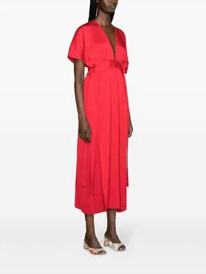 GENNY V-neck Maxi Dress