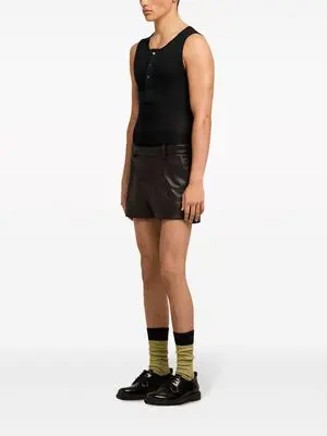 AMI Paris Fine-ribbed Cotton Vest