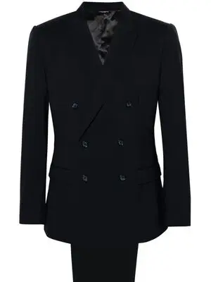 Dolce & Gabbana Double-breasted Twill Blazer