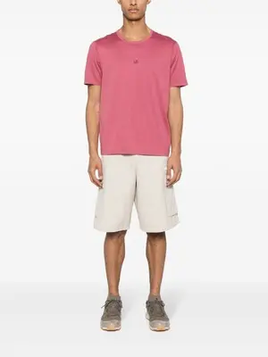 C.P. COMPANY Logo-printed Cotton T-shirt - Pink