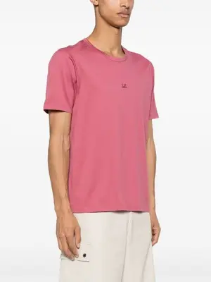C.P. COMPANY Logo-printed Cotton T-shirt - Pink