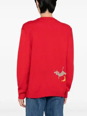 BODE Novelty Prose Wool Cardigan