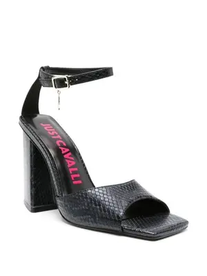 Just Cavalli 110mm Snakeskin-effect Sandals