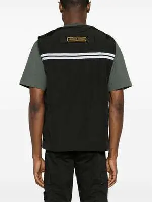 Canada Goose Logo-patch Zip-up Vest - Black