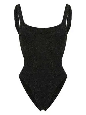 Hunza G Square-neck Shirred Swimsuit