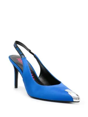 Just Cavalli 95mm Satin Slingback Pumps