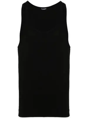 Dsquared2 Logo-print Stretch-modal Tank Top - Black
