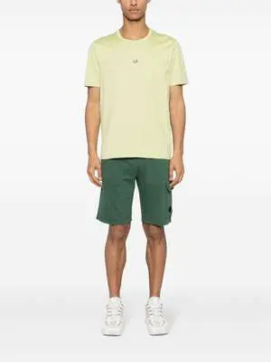 C.P. COMPANY Logo-printed Cotton T-shirt - Yellow