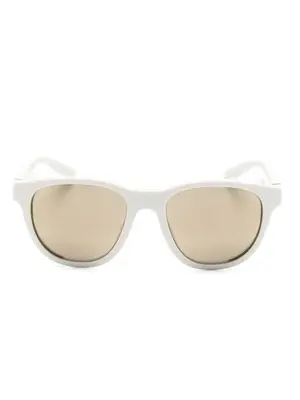 Emporio Armani Oval-frame Sunglasses - White