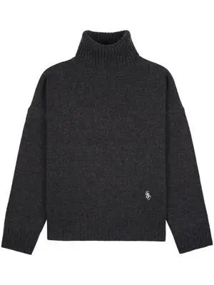 SPORTY & RICH Wool Jumper - Grey