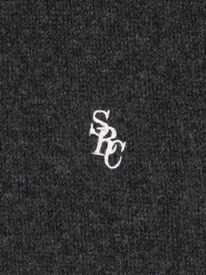 SPORTY & RICH Wool Jumper - Grey