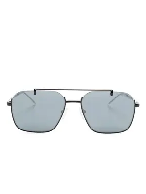 Emporio Armani Square Frame Sunglasses - Black