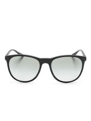 Emporio Armani Round-frame Sunglasses - Black