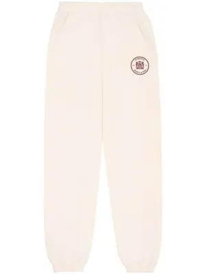 Sporty & Rich Bristol Crest Cotton Track Pants