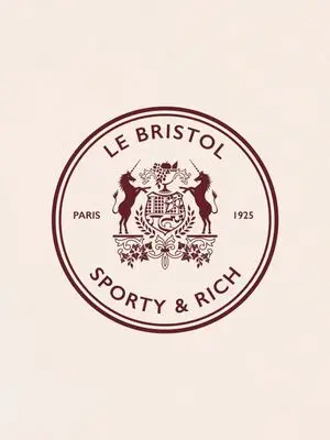 Sporty & Rich Bristol Crest Cotton Track Pants
