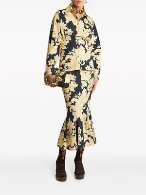 Etro Venus-print Cotton Shirt
