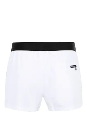 Dolce & Gabbana Logo-waistband Swim Shorts