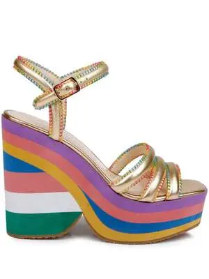 Dee Ocleppo France Leather Wedge Sandals