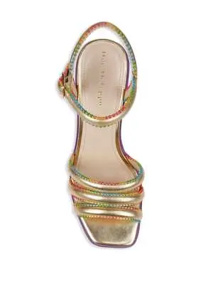 Dee Ocleppo France Leather Wedge Sandals