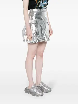 Rabanne A-line Metallic Mini Skirt