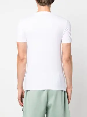 Zegna Short-sleeved Stretch-cotton T-shirt - White