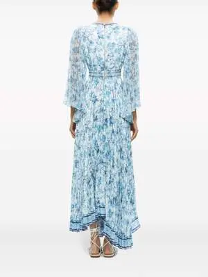Alice + Olivia Sion Sunburst Maxi Dress