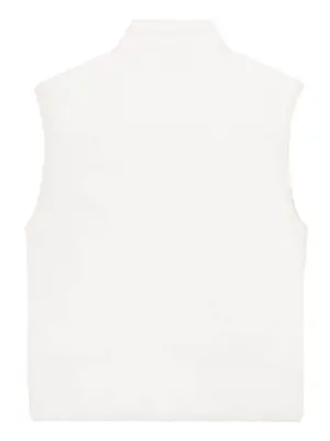 Sporty & Rich Zipped Polar Vest - Neutrals