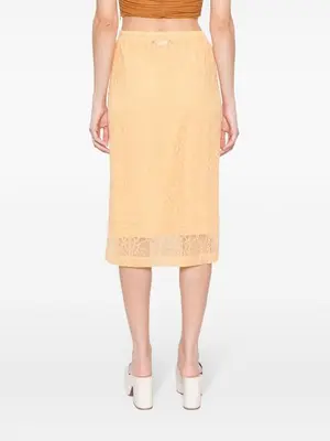 Fabiana Filippi Mesh-design Skirt