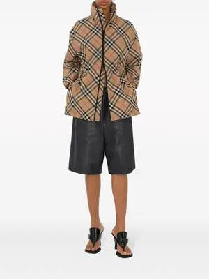 Burberry Check-pattern Jacket - Neutrals